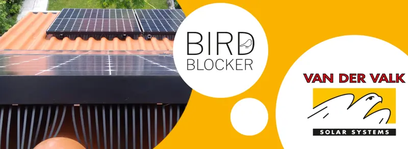 Bird Blocker tegen Vogelnestjes - Expert Solar Systems